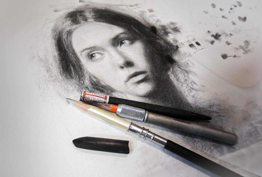 CURSO DE RETRATO CON CARBONCILLO, (básico- intermedio) - Zeeliasfineart